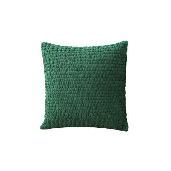 Green Winter Corduroy Pillowcase For Decorating Living Rooms Bedrooms ...
