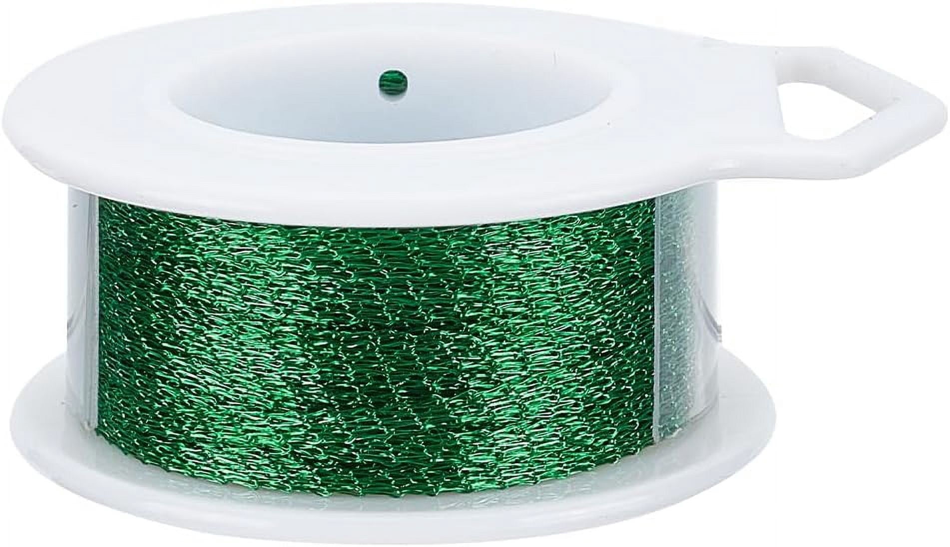 Green Wire Mesh Ribbon Copper 8 Meter Length Thin Solid Fabric Decor ...