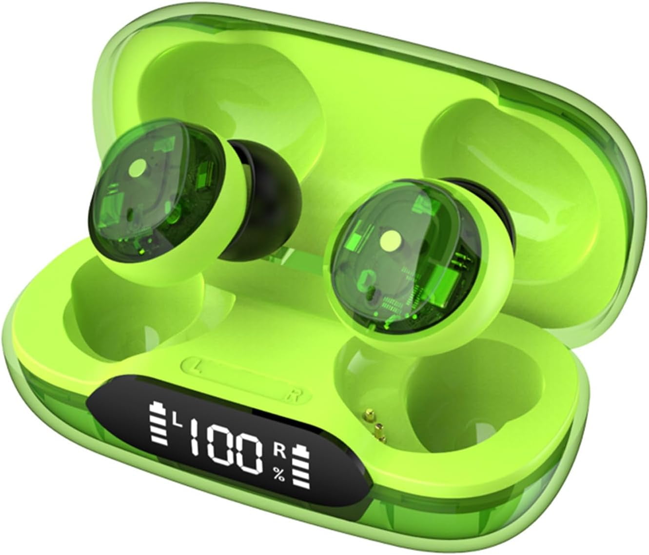 Green Wireless Bluetooth Small Earbuds For Small Ear Canals Small Mini ...