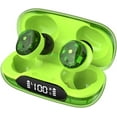 Green Wireless Bluetooth Small Earbuds For Small Ear Canals Small Mini ...