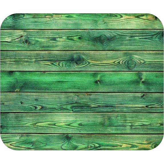 Green Wood Decorative Colorful Mouse Pad Mat Mousepad for Desk Computer ...