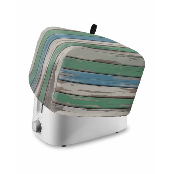 Green Wood Retro Toaster Cover 2 Slice, Small Kitchen Appliance Covers ...
