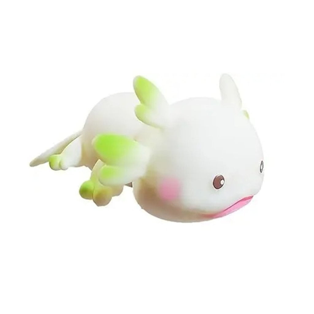 Green Yellow Axolotl Squishy Toy Cute Kawaii Stress Relief Fidget Toy ...