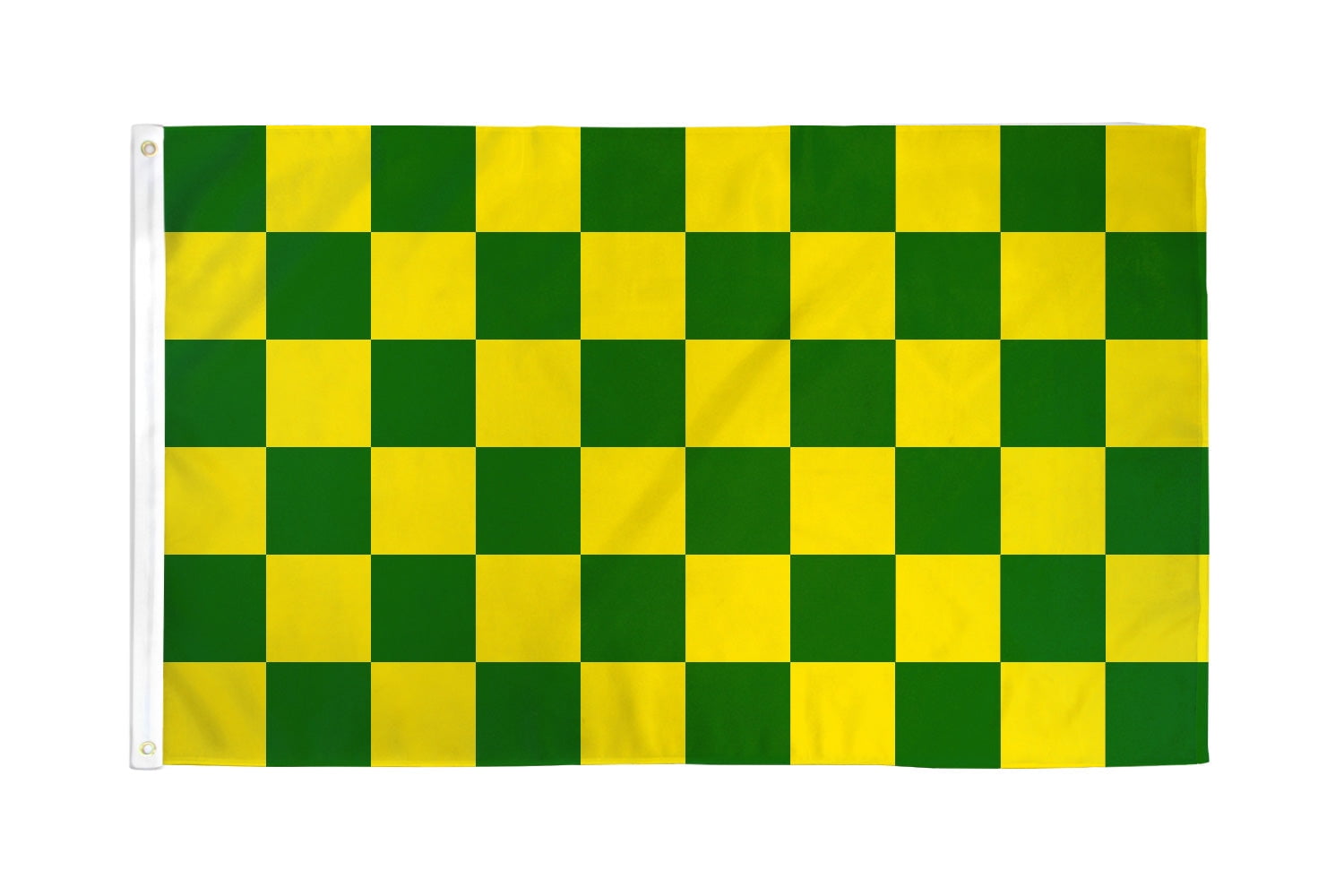 Green & Yellow Checkered Flag 3x5ft Poly - Walmart.com