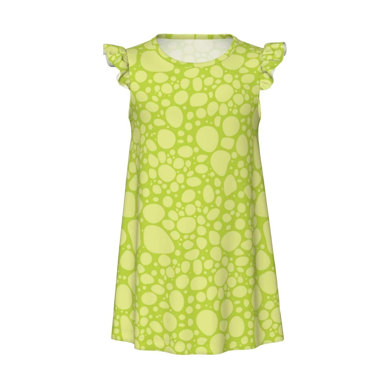 Green abstractly pattern Girls Nightgowns, Toddler Girl Pajamas ...