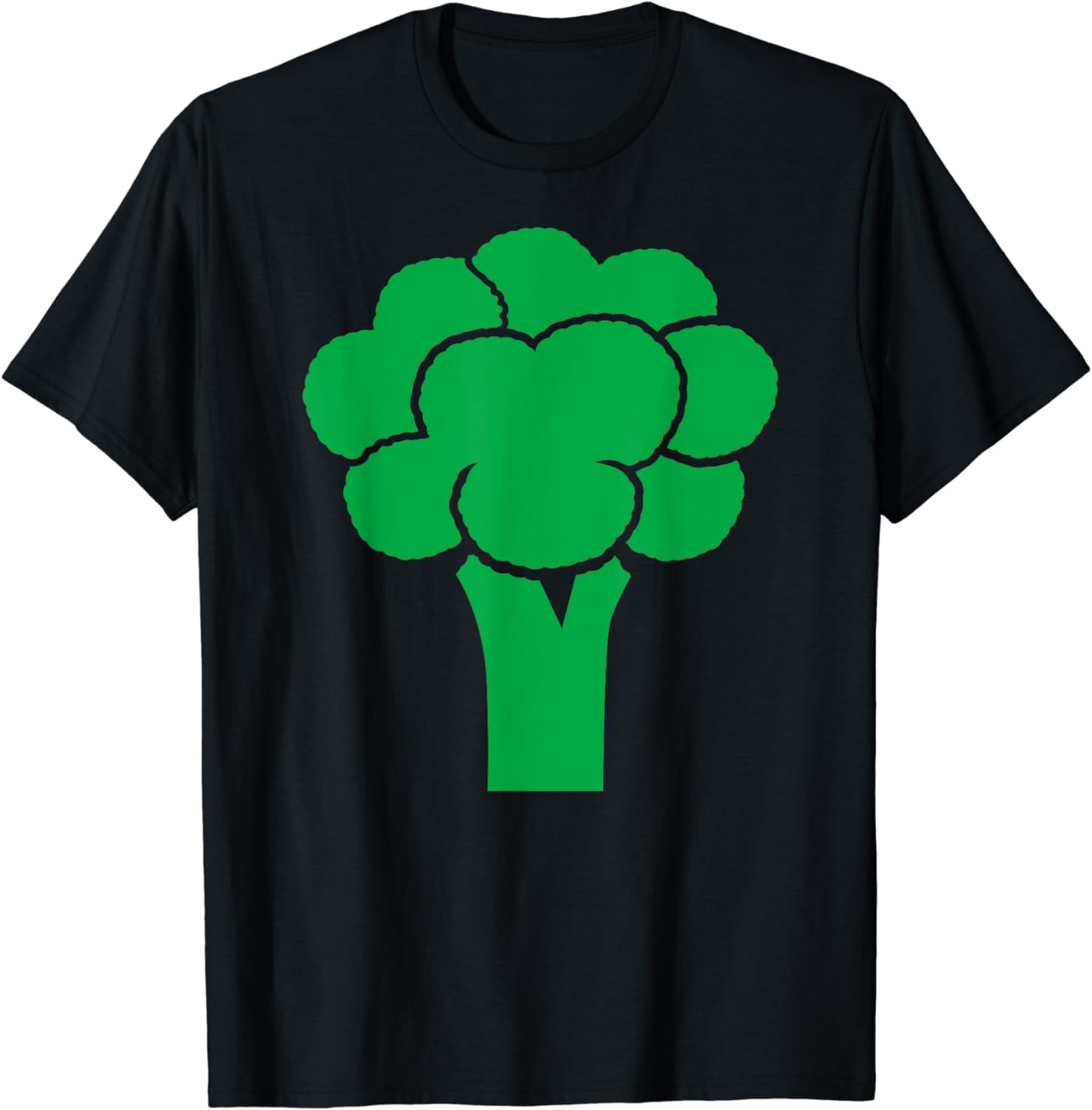 Green broccoli T-Shirt - Walmart.com