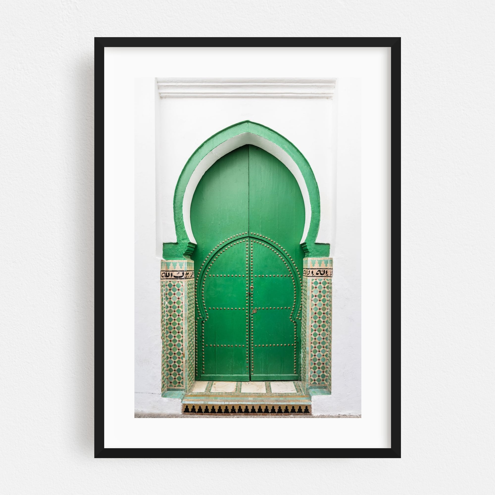 Green door with mosaic in Asilah - Asilah Tangier-Tétouan-Al Hoceima Morocco Photography ...