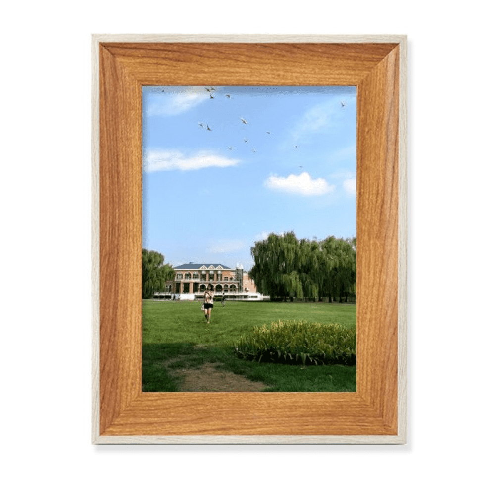 Green ing Park Photography Desktop Wooden Photo Frame Display Picture ...