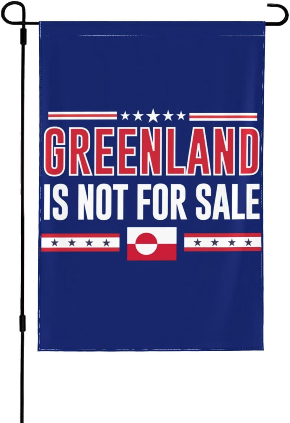 Green-land Is Not For Sale Garden Flag 28"X40" I Love Green-land Is Not ...