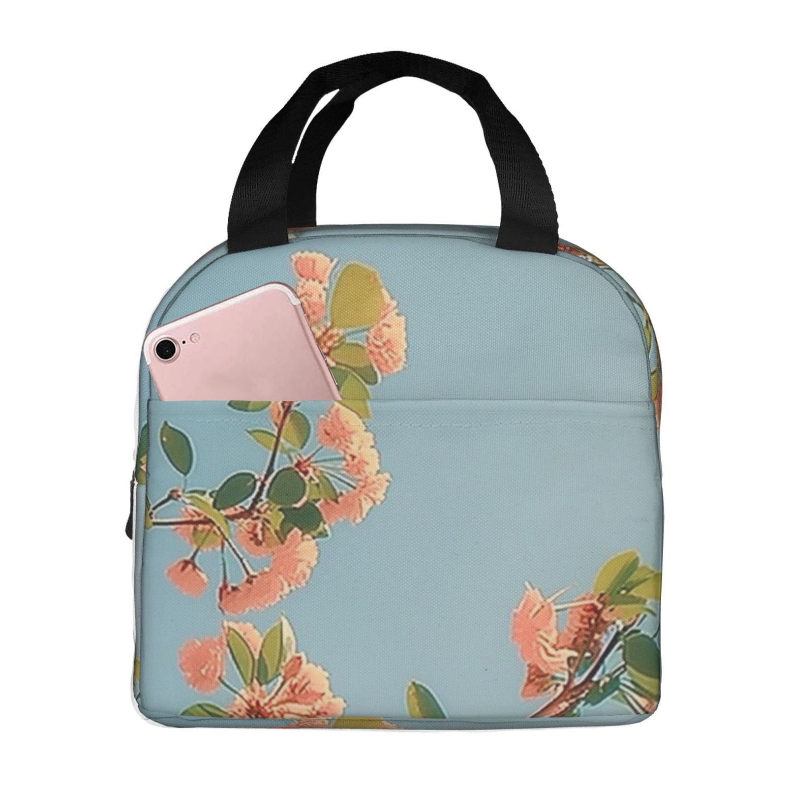 Green leaves wrap the vermicelli flowers Insulated bag refrigerated ...