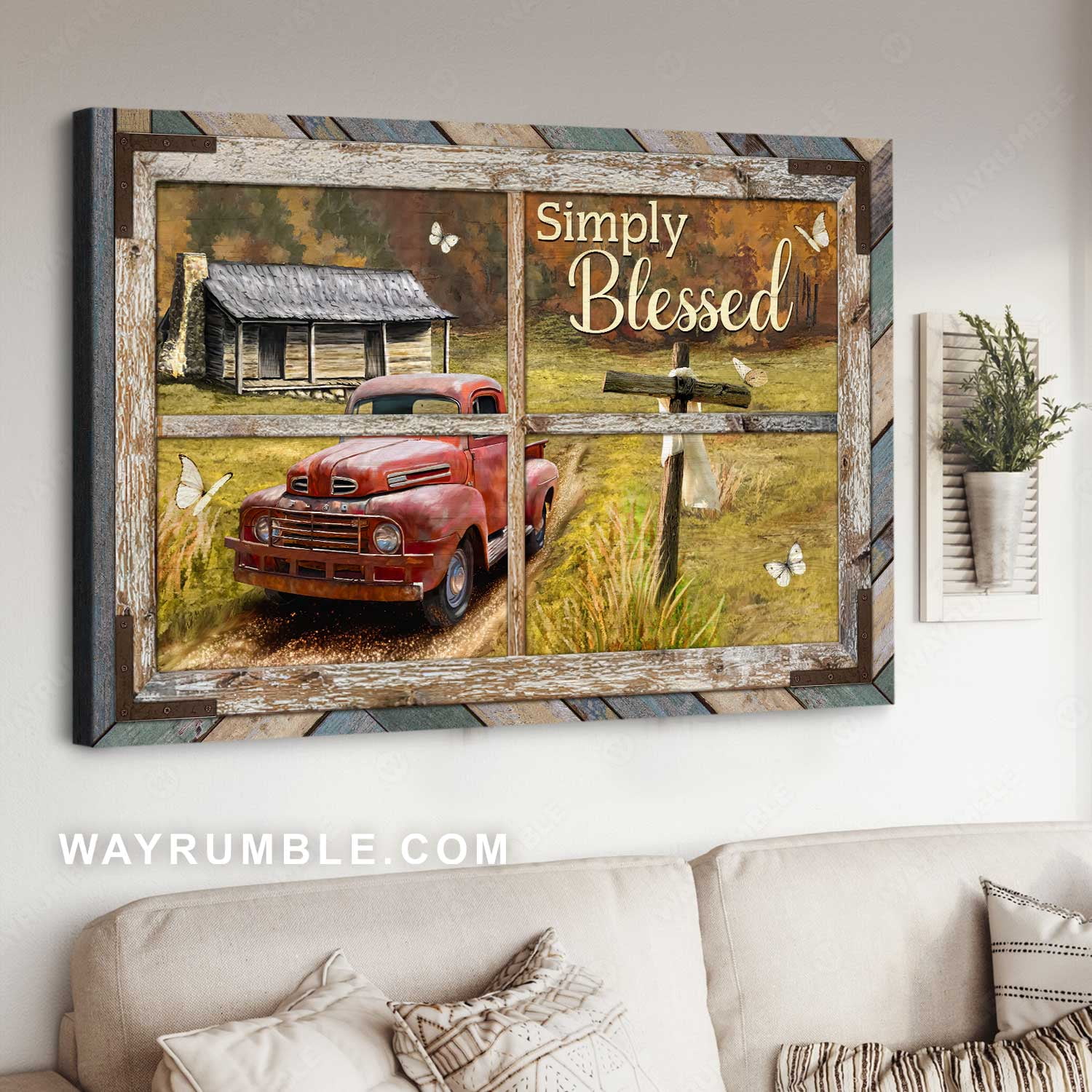 Green meadow land, Vintage ladybug car, Beautiful countryside, Simply ...