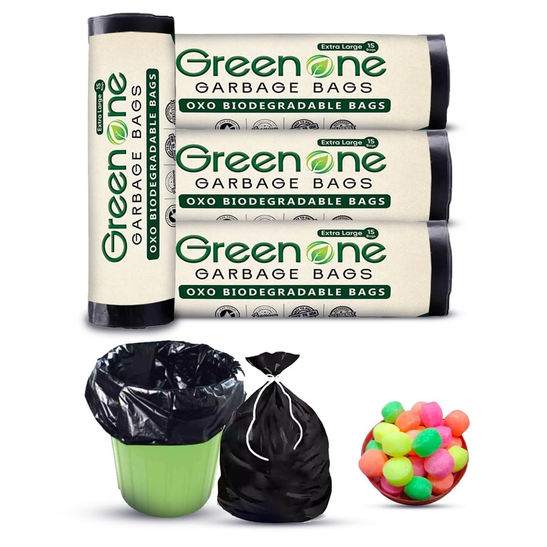 Green one AALAYAA Extra Large Garbage Bags Extra Large 60 Count 3037 ...