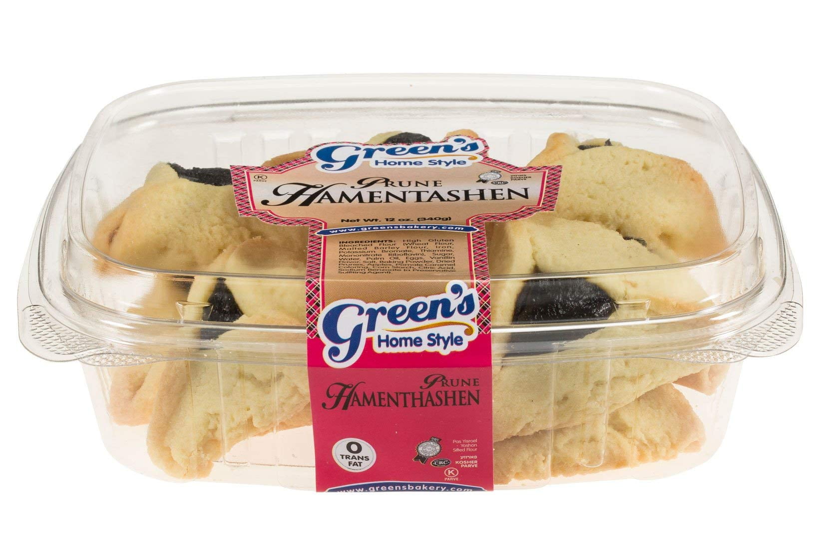 Green's Bakery Prune Hamantashen, 2 Pack 12 oz. - Walmart.com