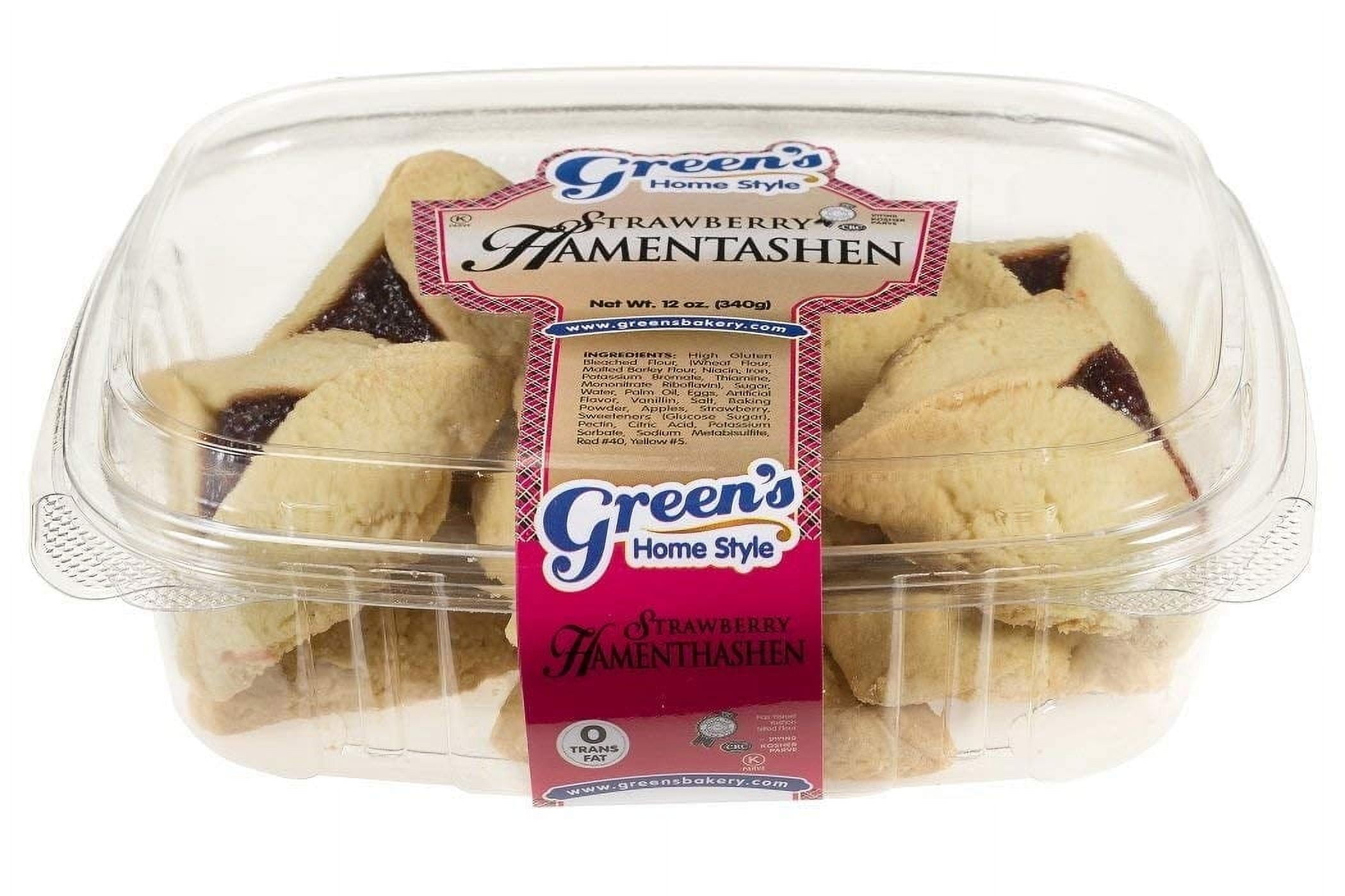 Green's Bakery Strawberry Hamantashen, 3 Pack 12 oz. - Walmart.com