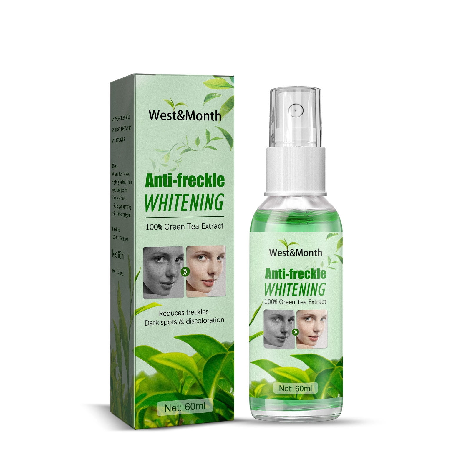 Green tea beautifies the skin, lightens the pigment, brightens the skin ...