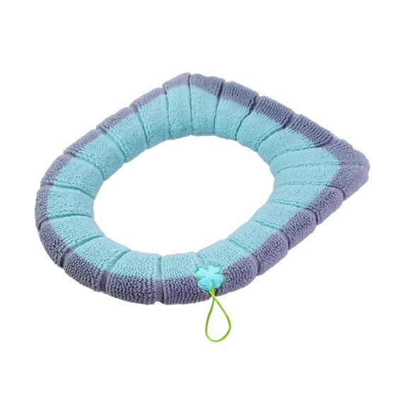 Green toilet Seat Cushion In Green Knitted Cotton Material Soft ...