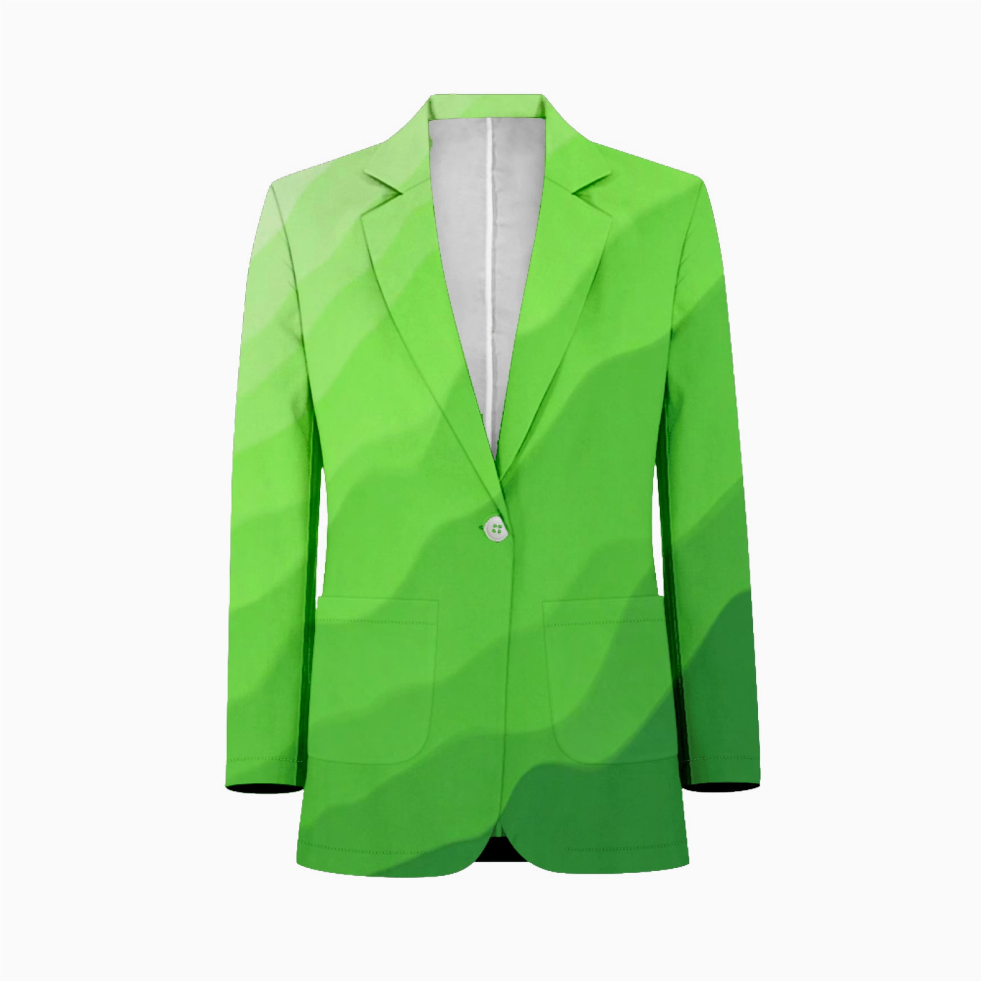 Green wave Texture Background Customized Men's Suits full man Shawl ...