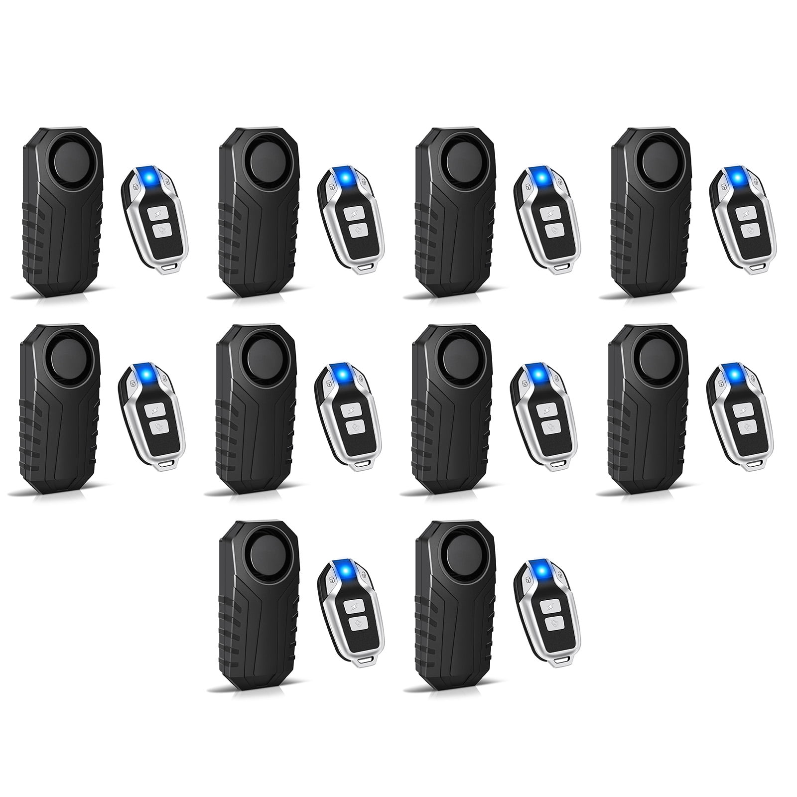 GreenCycle 113dB Bike Alarm, Bicycle Alarm with Remote, Bike Alarms for ...