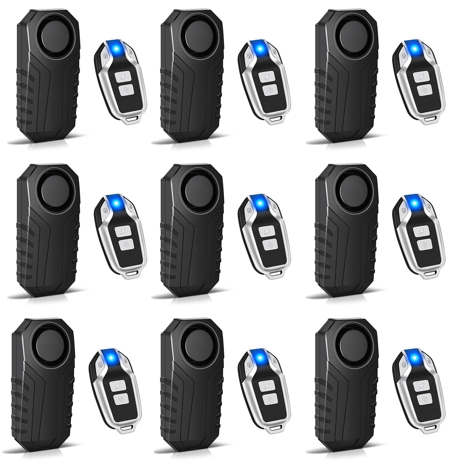 GreenCycle 113dB Bike Alarm, Bicycle Alarm with Remote, Bike Alarms for ...