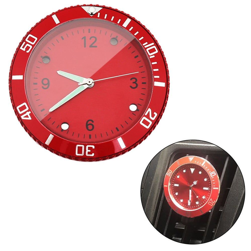 GreenDashboard Luminous Car Clock Vehicle Electronic Watches Decoration ...