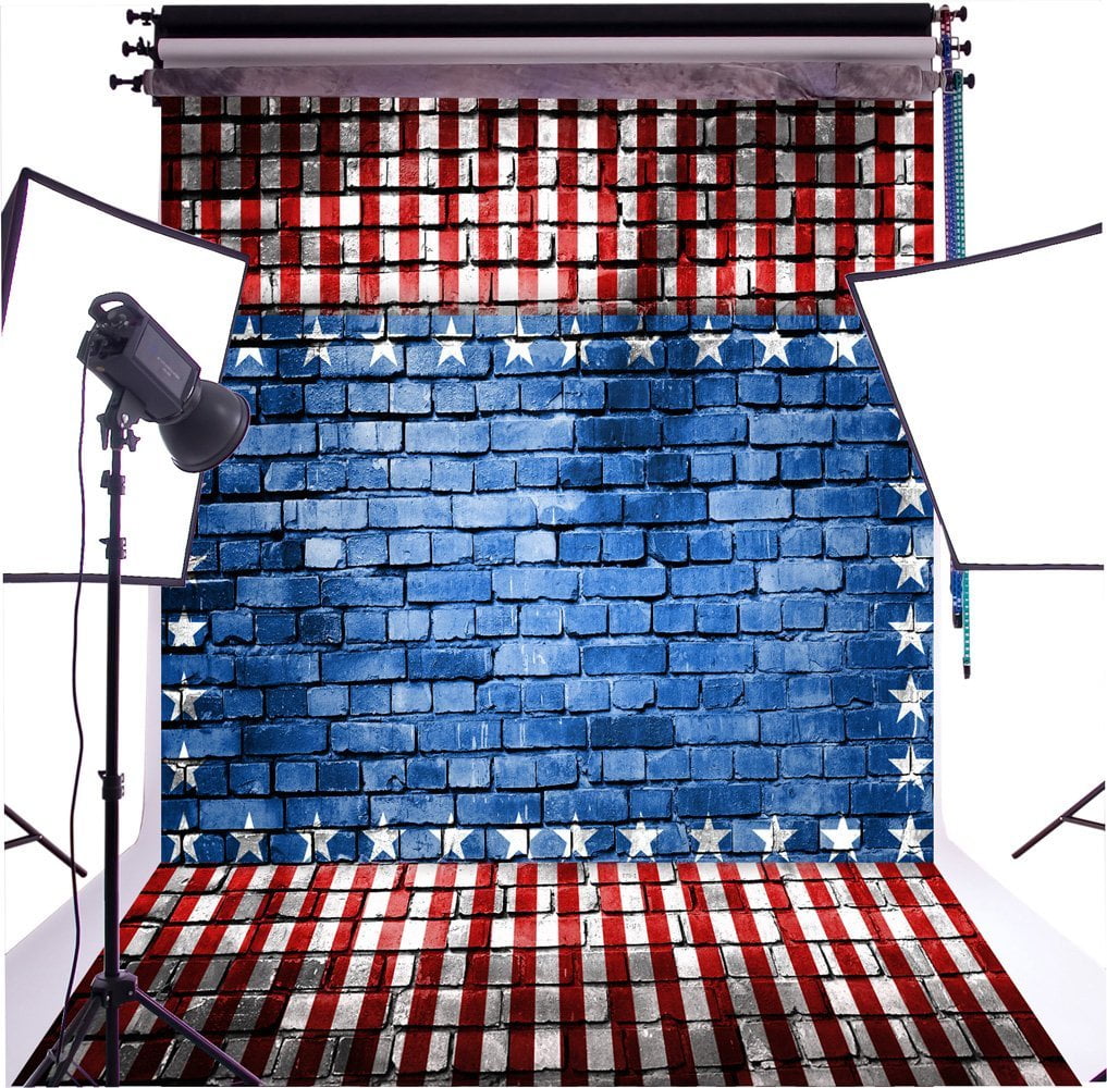GreenDecor 5X7ft Attractive American United Stated USA Flag Backdrop ...