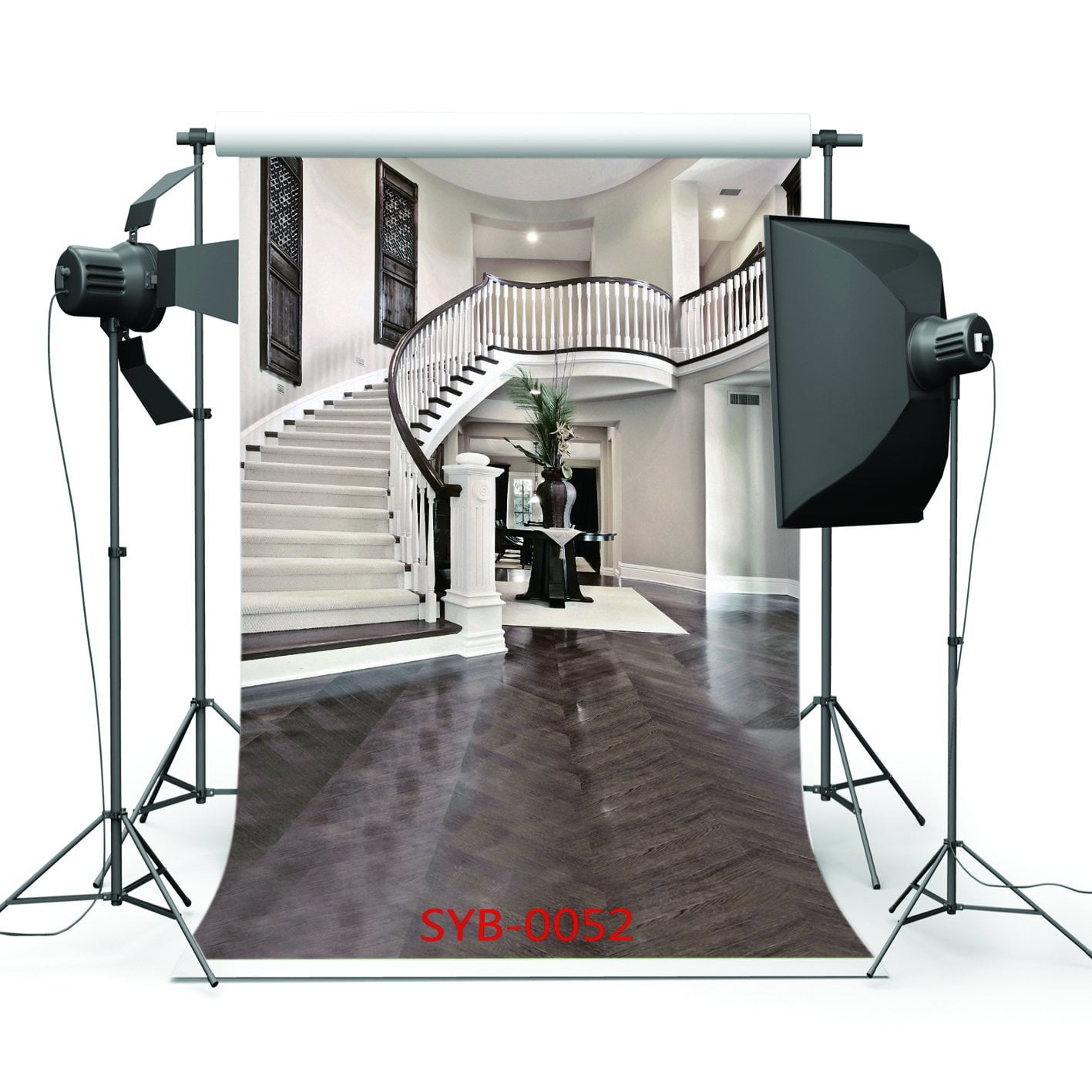 GreenDecor 5X7ft Elegant Interior Stairs Photo Backdrops Studio ...