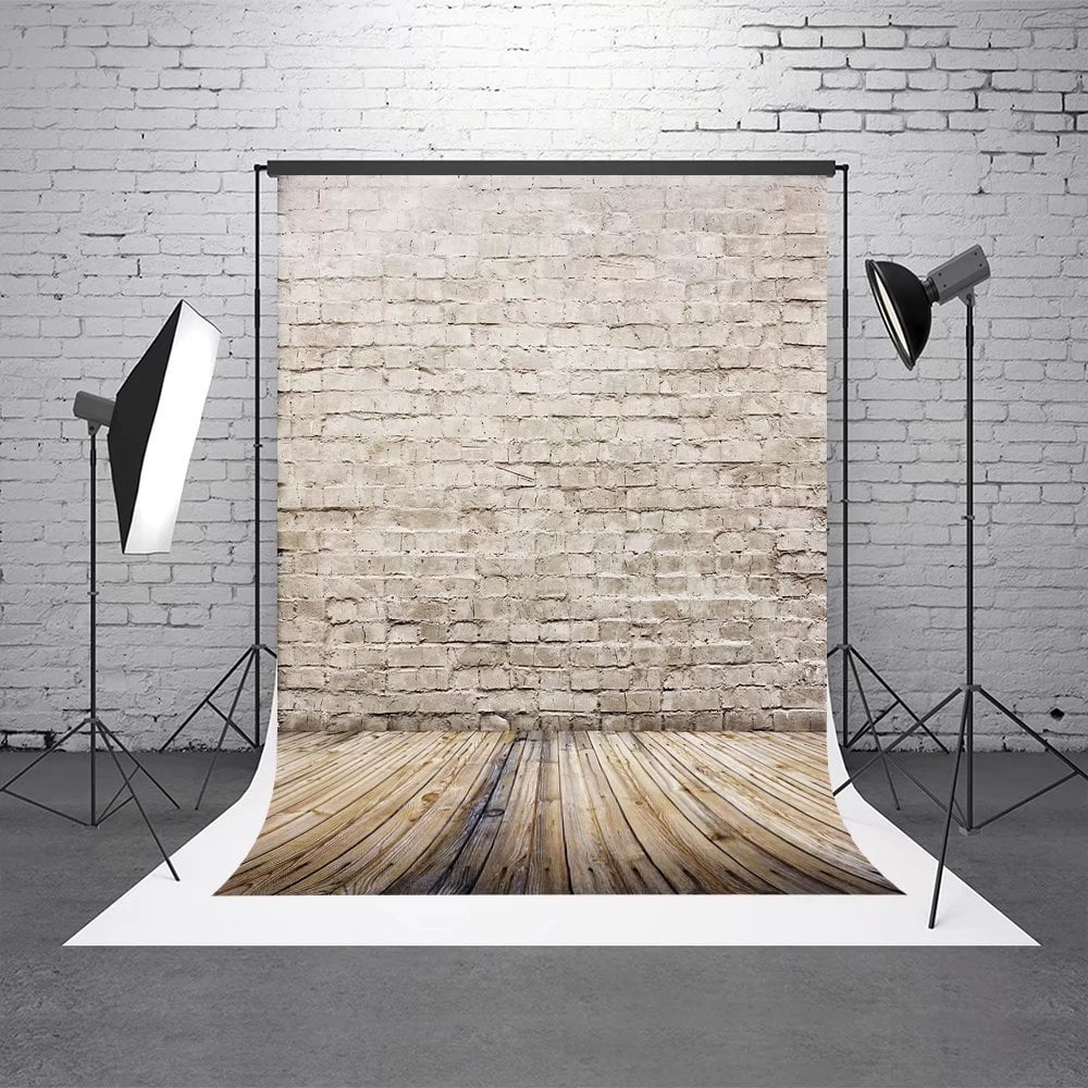 GreenDecor 5X7ft Light brown Wall Photography Backdrop Scenery Photo ...