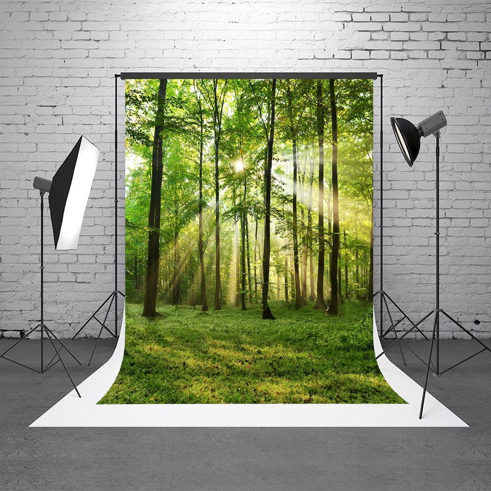 GreenDecor 5X7ft New Natural Forest Backdrop Photo Background ...