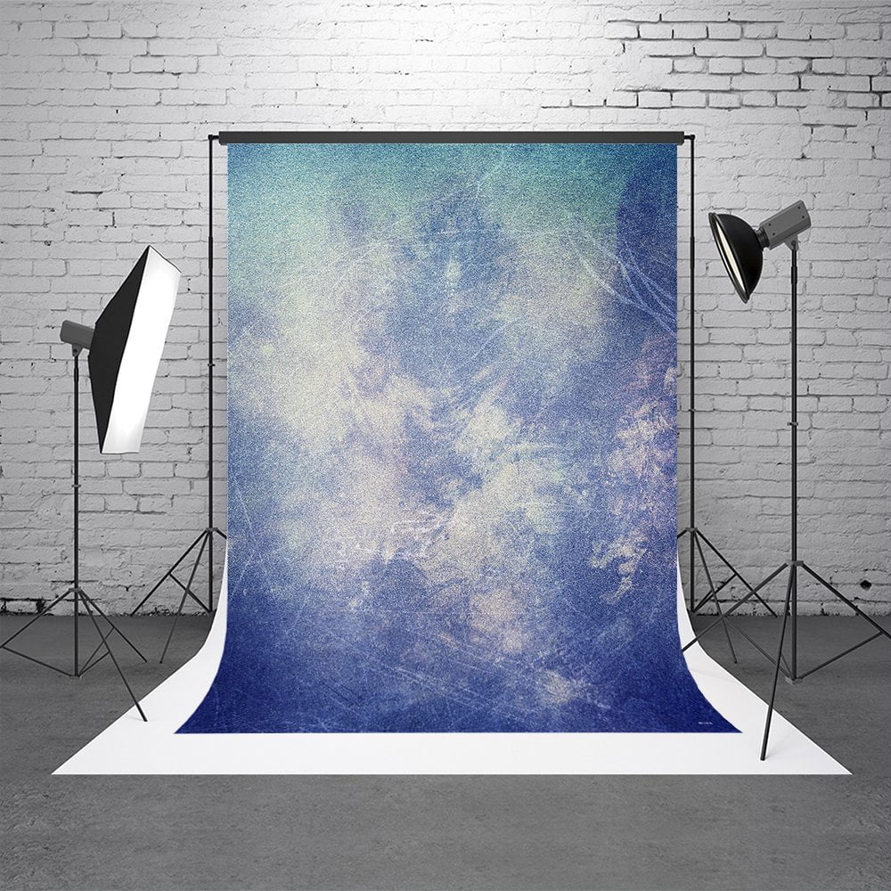 GreenDecor 5X7ft Pure Retro Blue-Grey Backdrop Background for Photo ...
