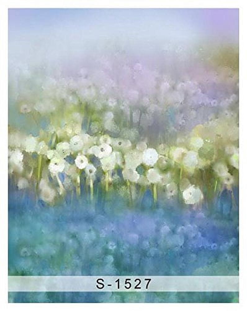 GreenDecor 5x7ft Abstract Small White Flower Photography Studio ...