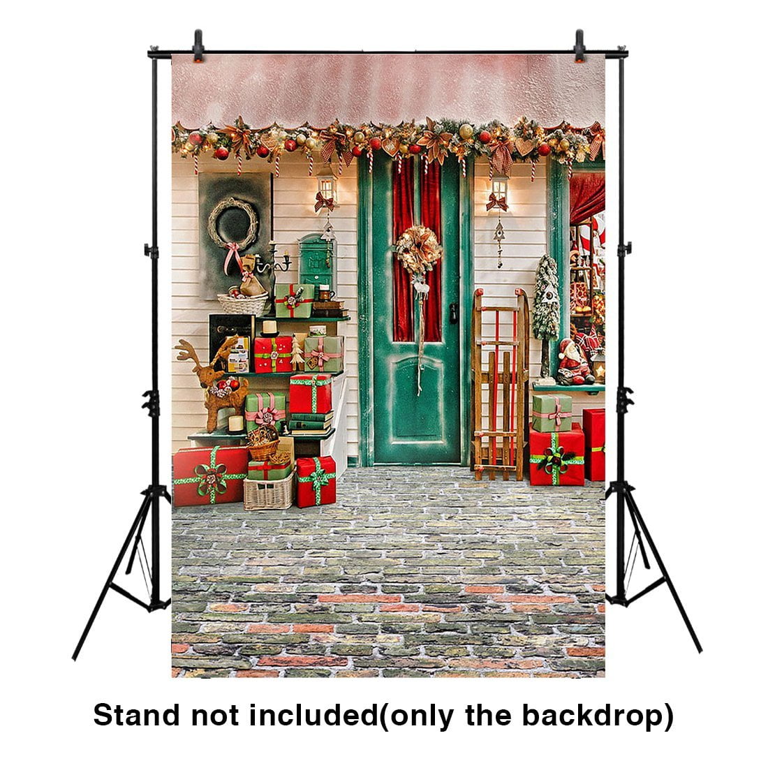 GreenDecor 5x7ft Backdrop Elaborately Decorated Storefront Along the ...