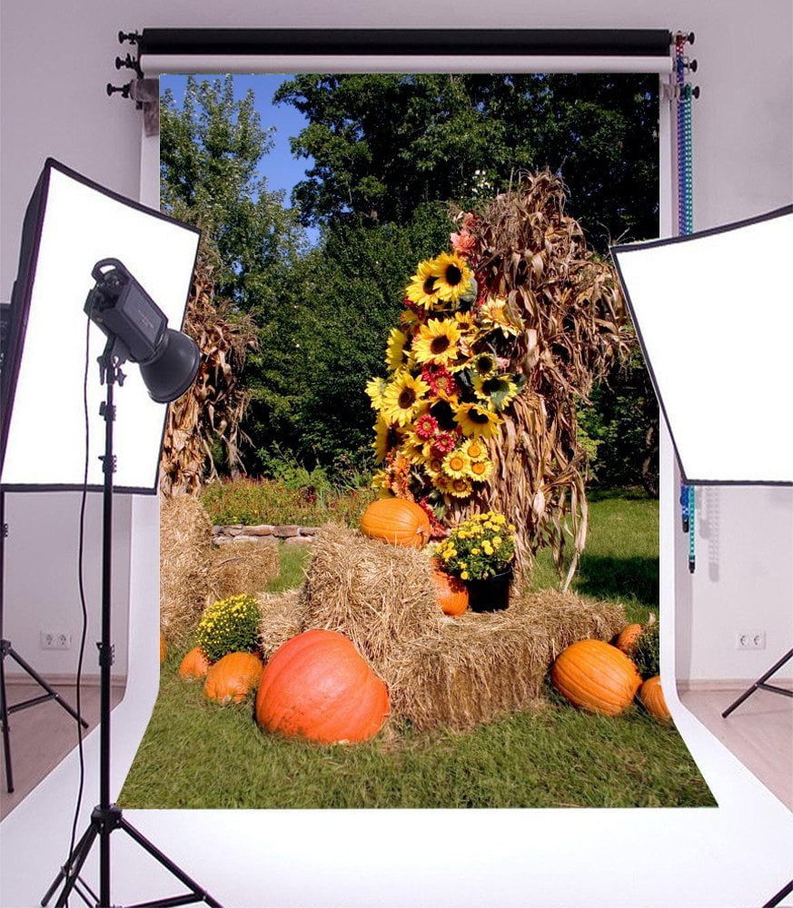 GreenDecor 5x7ft Backdrop Fall Decorations Photography Background ...