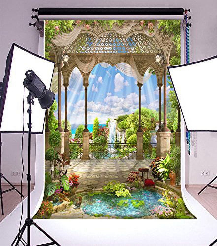GreenDecor 5x7ft Backdrop Photography Background Arabic Arches and ...
