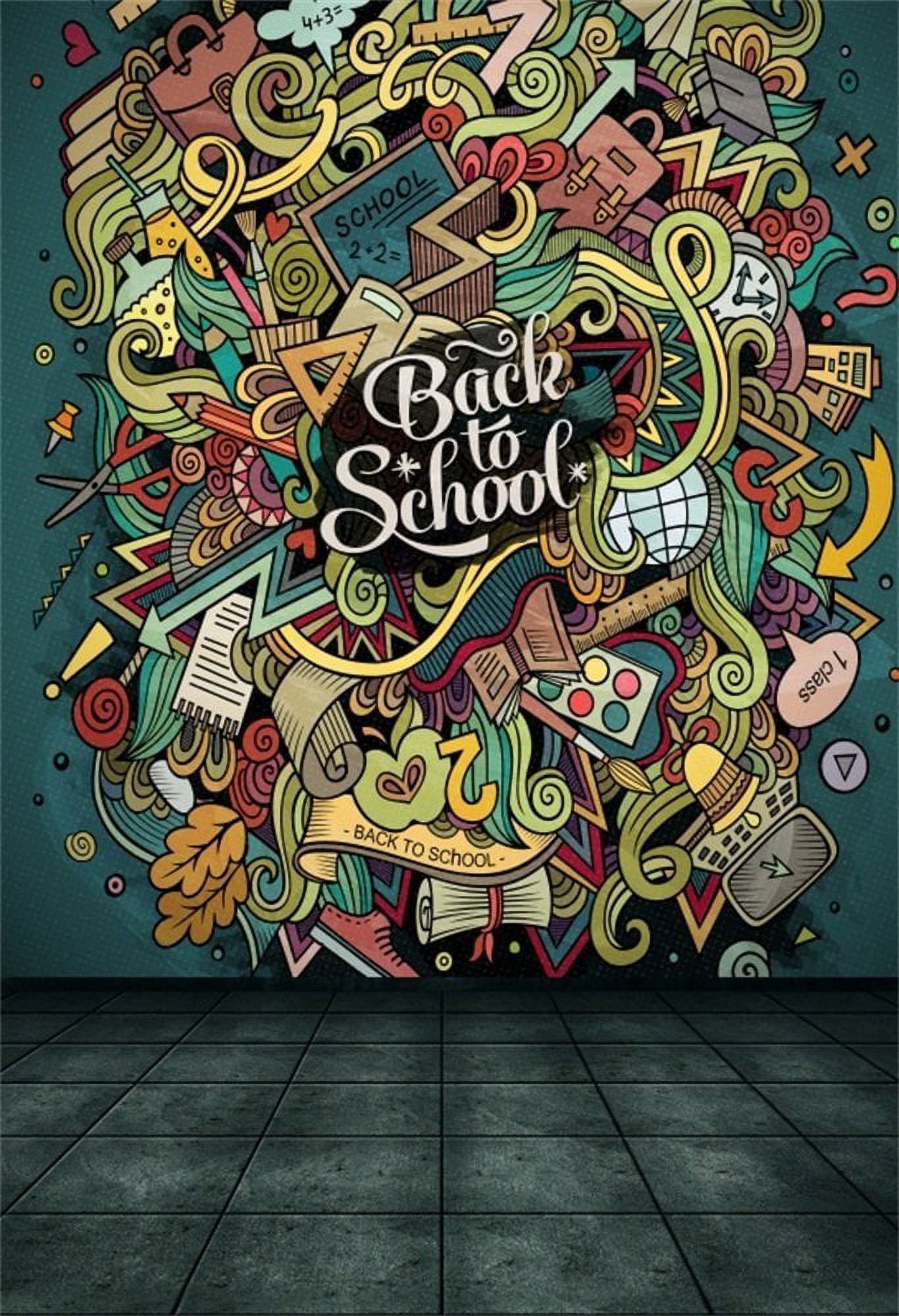GreenDecor 5x7ft Backdrop Photography Background Back to School theme ...