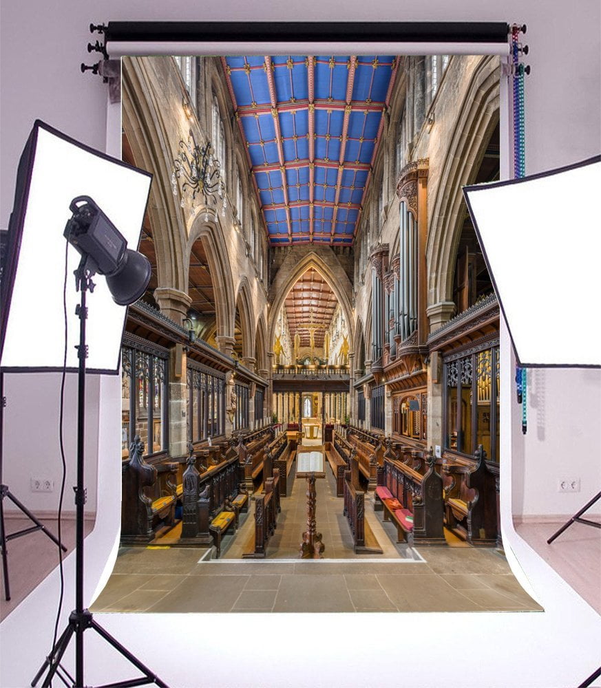 GreenDecor 5x7ft Backdrop Studio Props Beautiful Architecture Outdoor ...