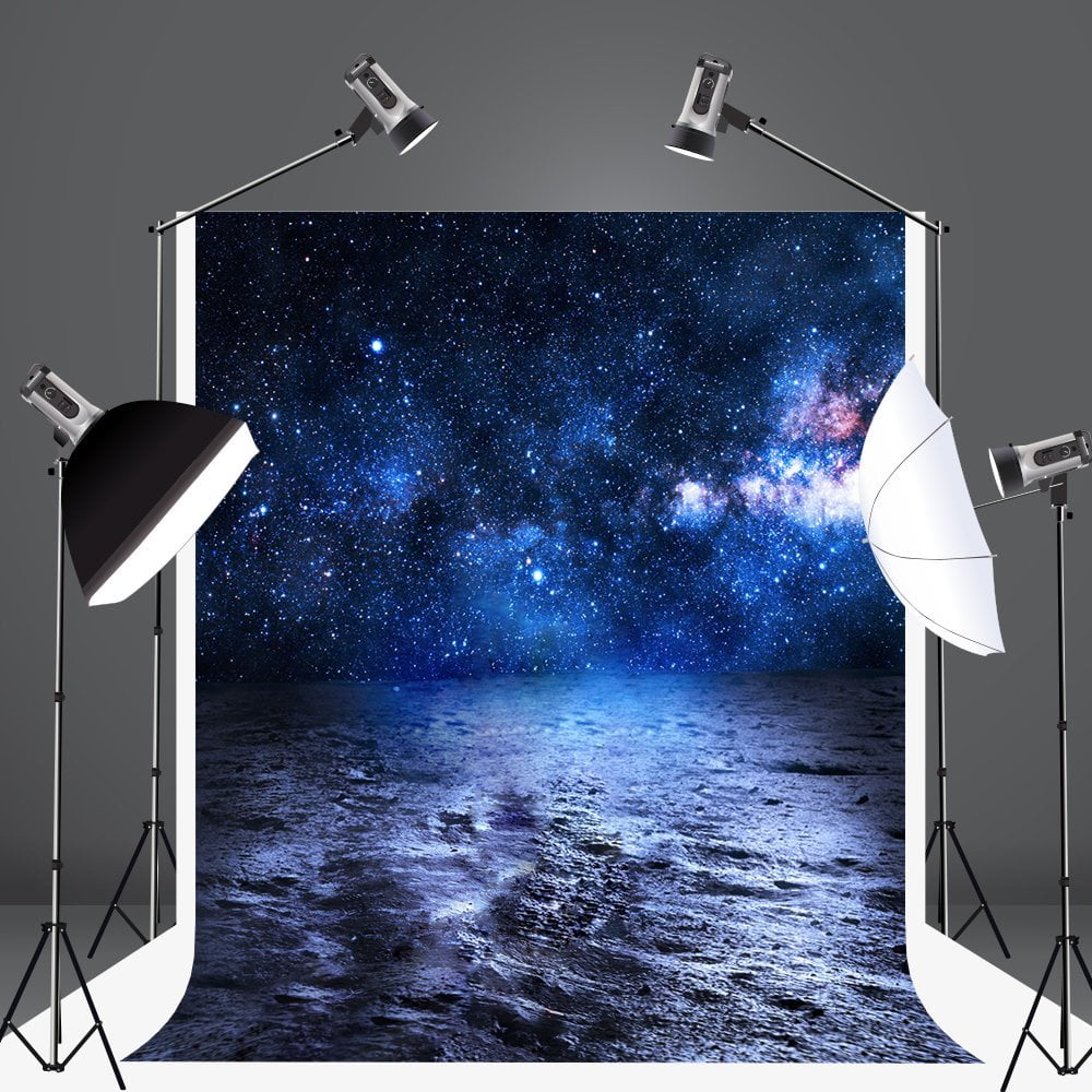 GreenDecor 5x7ft Backdrop for Photographer Stars Ocean Photo Background ...