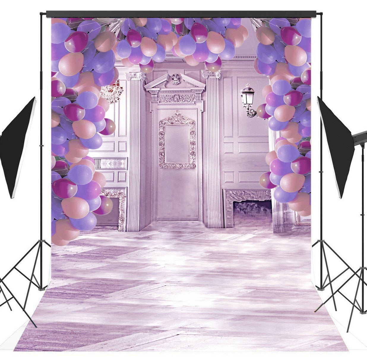 GreenDecor 5x7ft Balloon Indoor European Architecture Photography ...