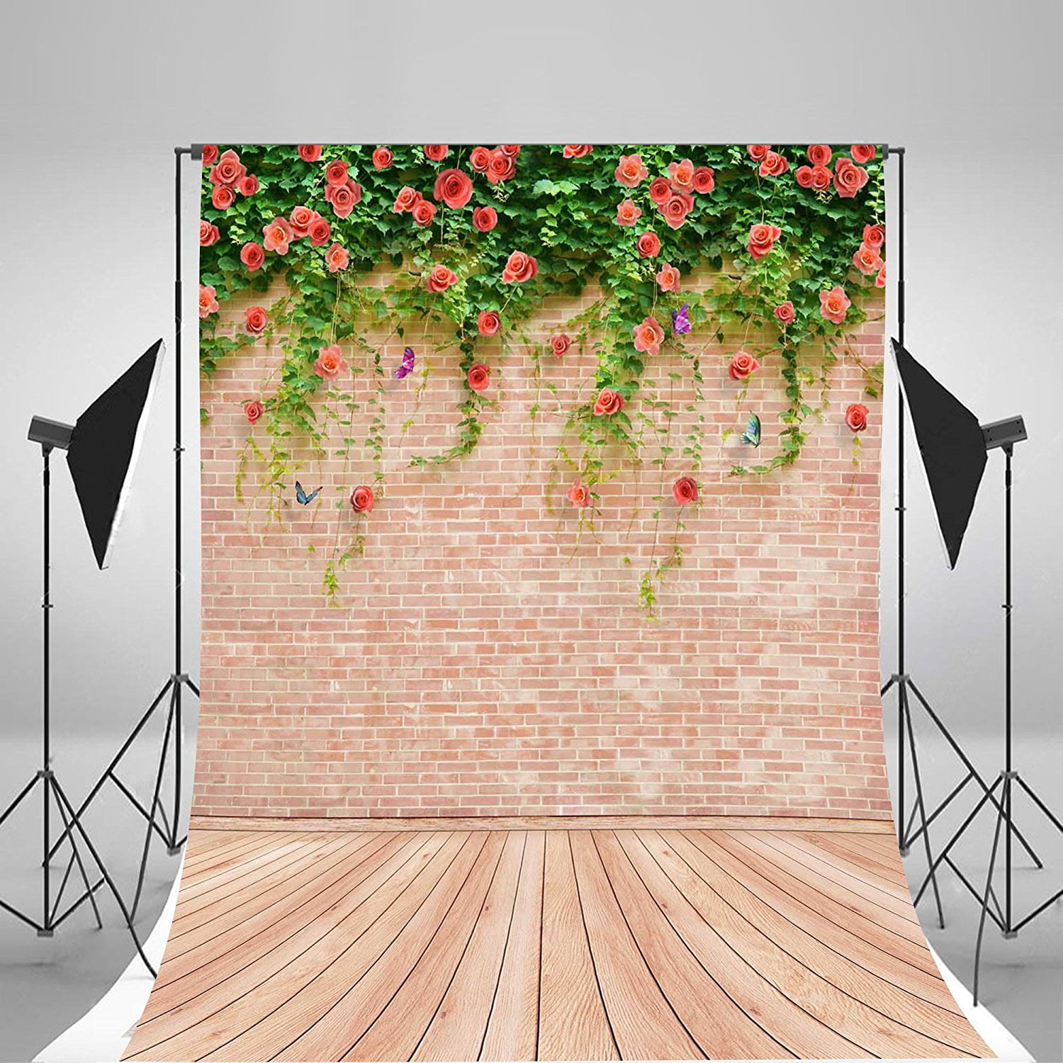 GreenDecor 5x7ft Brick Wall Photography Backdrops For Children ...