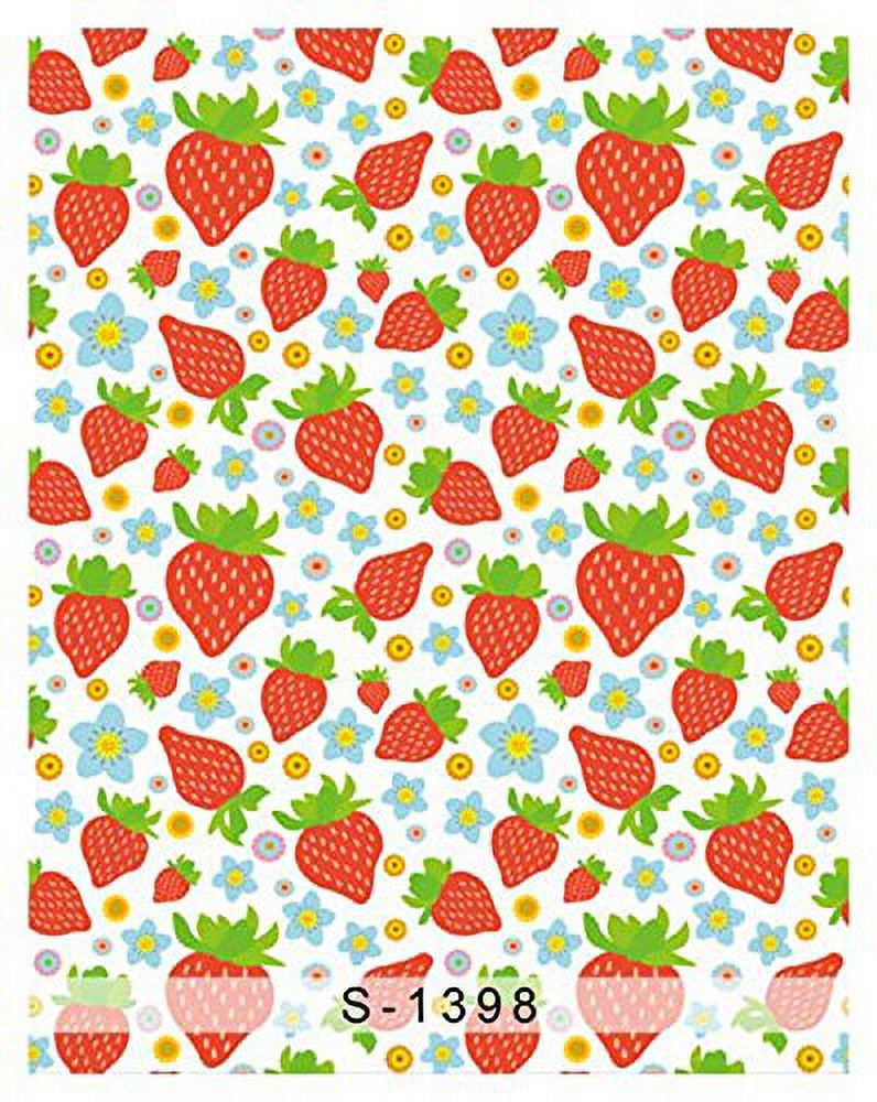 GreenDecor 5x7ft Cartoon Abstract Strawberry Photography Studio ...