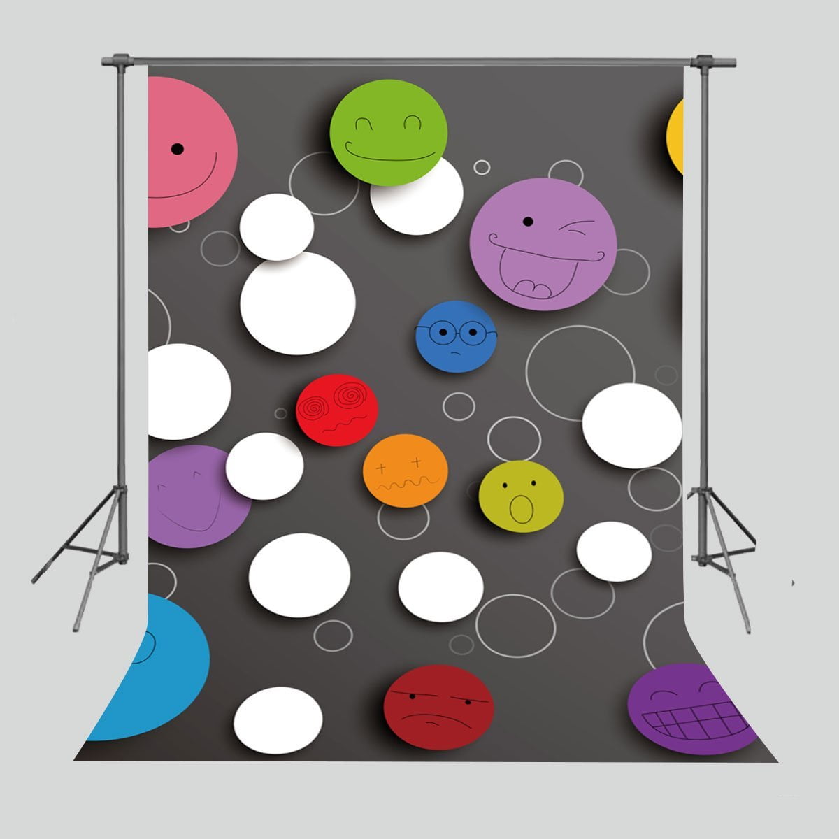 GreenDecor 5x7ft Cartoon Smile Photography Backdrop Children Cute Photo ...