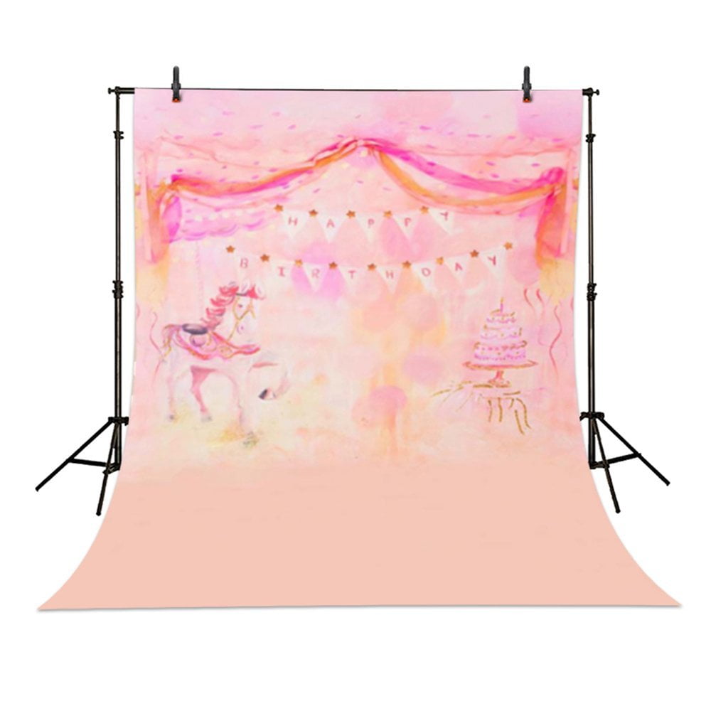 GreenDecor 5x7ft Children Birthday Backdrop Photography Props Birthday ...
