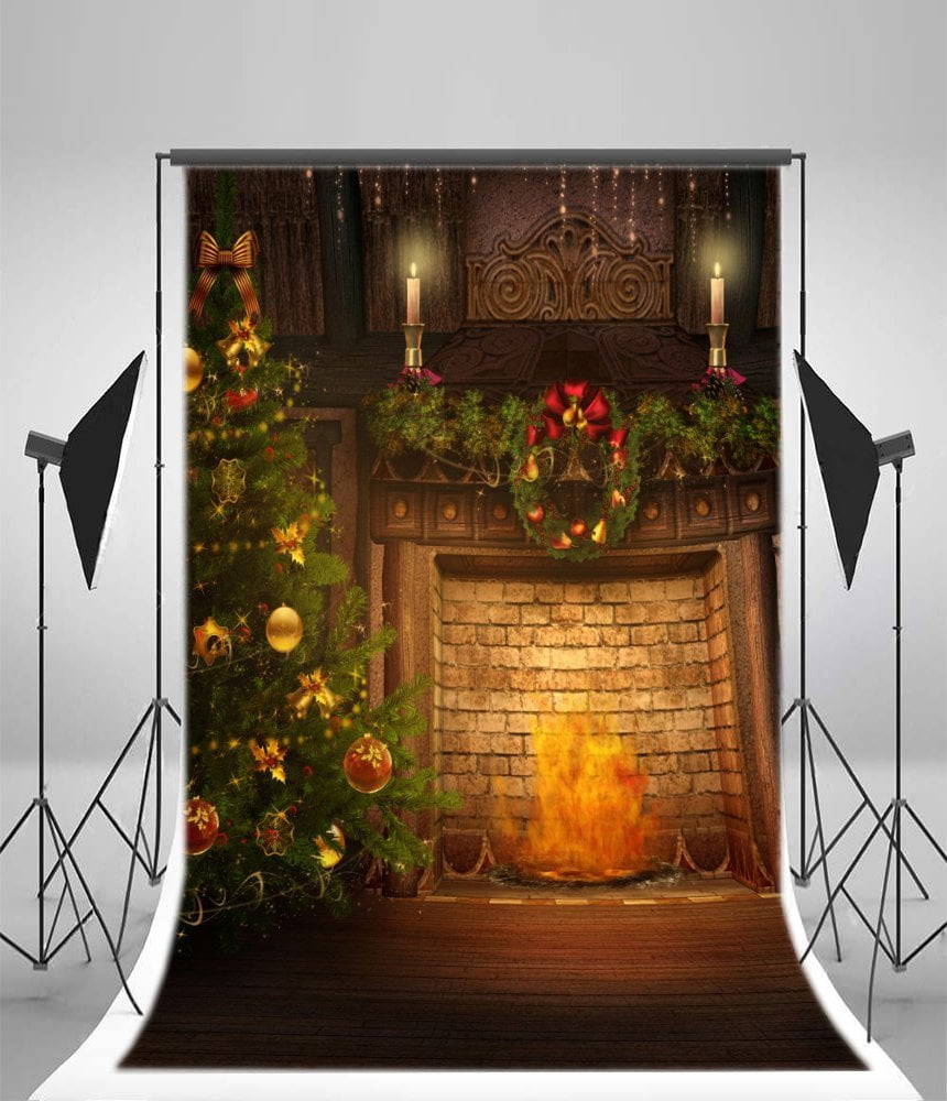GreenDecor 5x7ft Christmas Backgrounds For Photography Merry Christmas ...