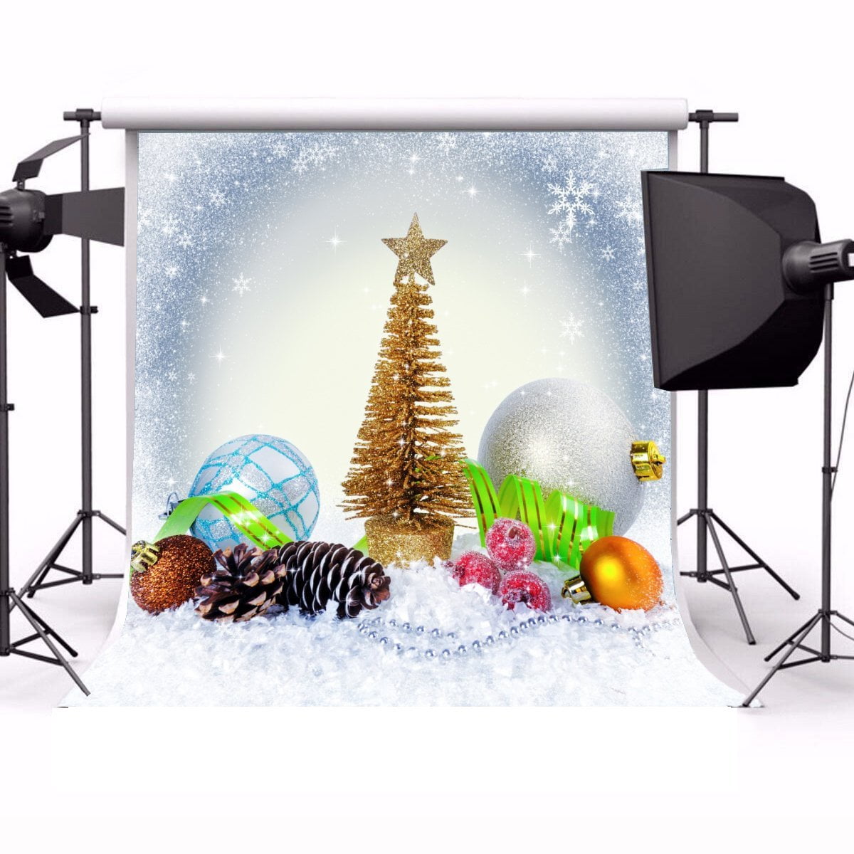 GreenDecor 5x7ft Christmas Backgrounds For Photography Merry Christmas ...