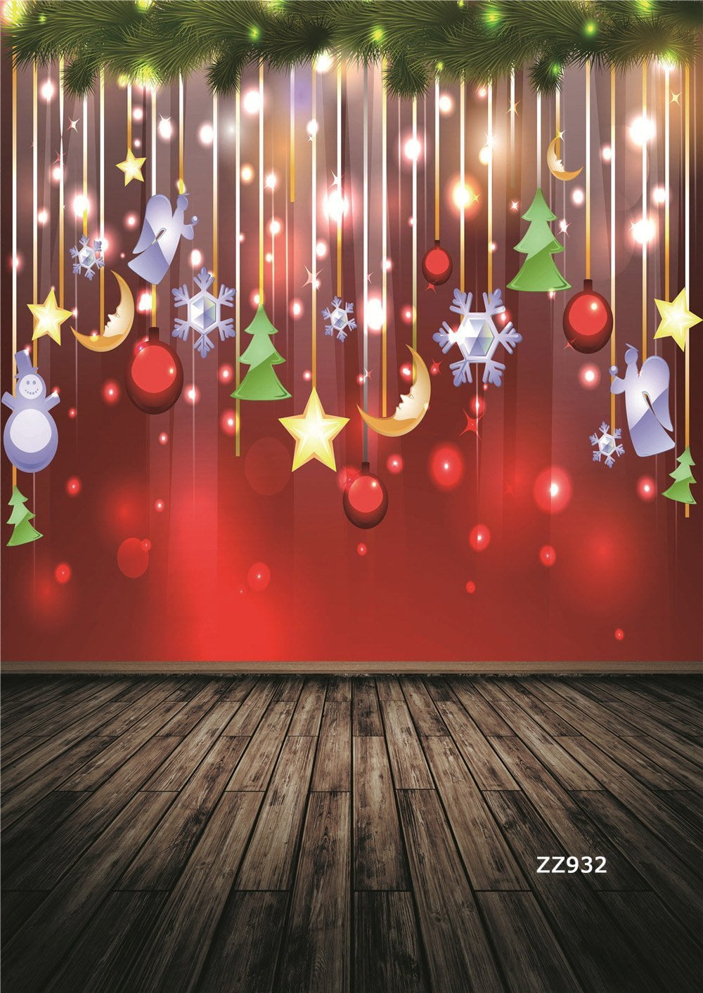 GreenDecor 5x7ft Christmas Decorations Christmas Photography Backdrops Studio Background Photo ...