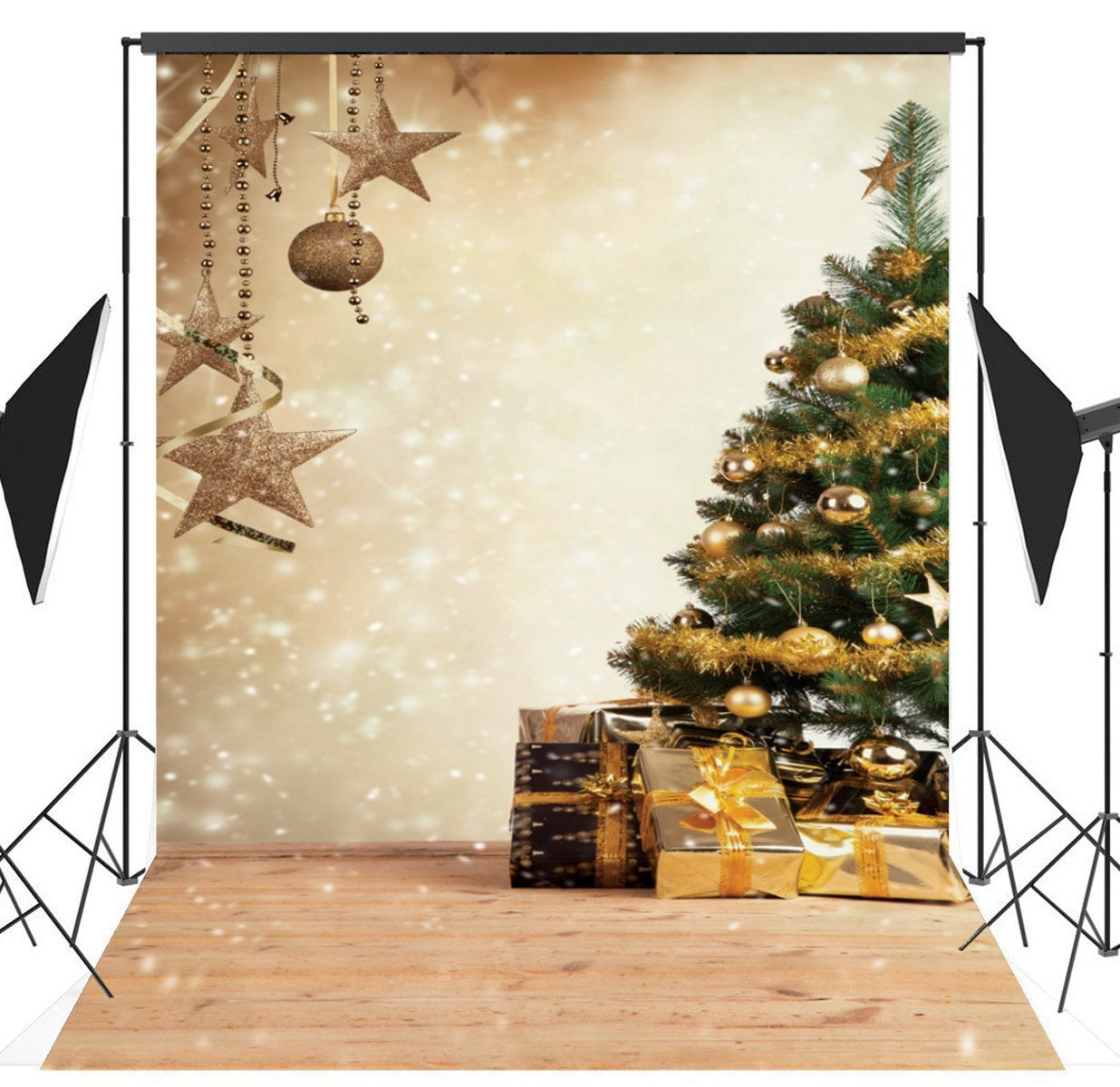 GreenDecor 5x7ft Christmas Theme Christmas Tree Photography Backdrop ...
