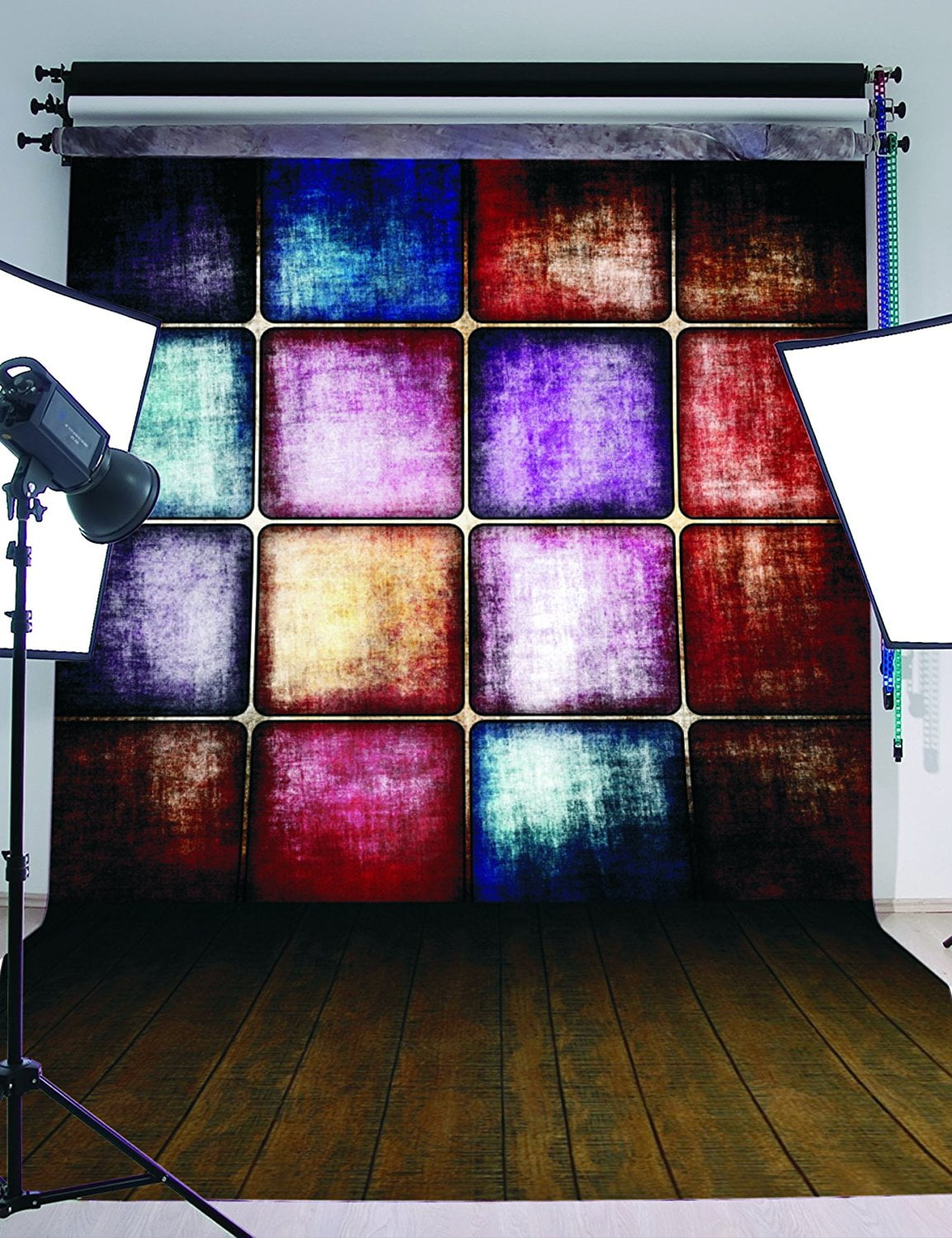 GreenDecor 5x7ft Chromatic Pane Photography Backdrop Photo Background Studio Prop - Walmart.com