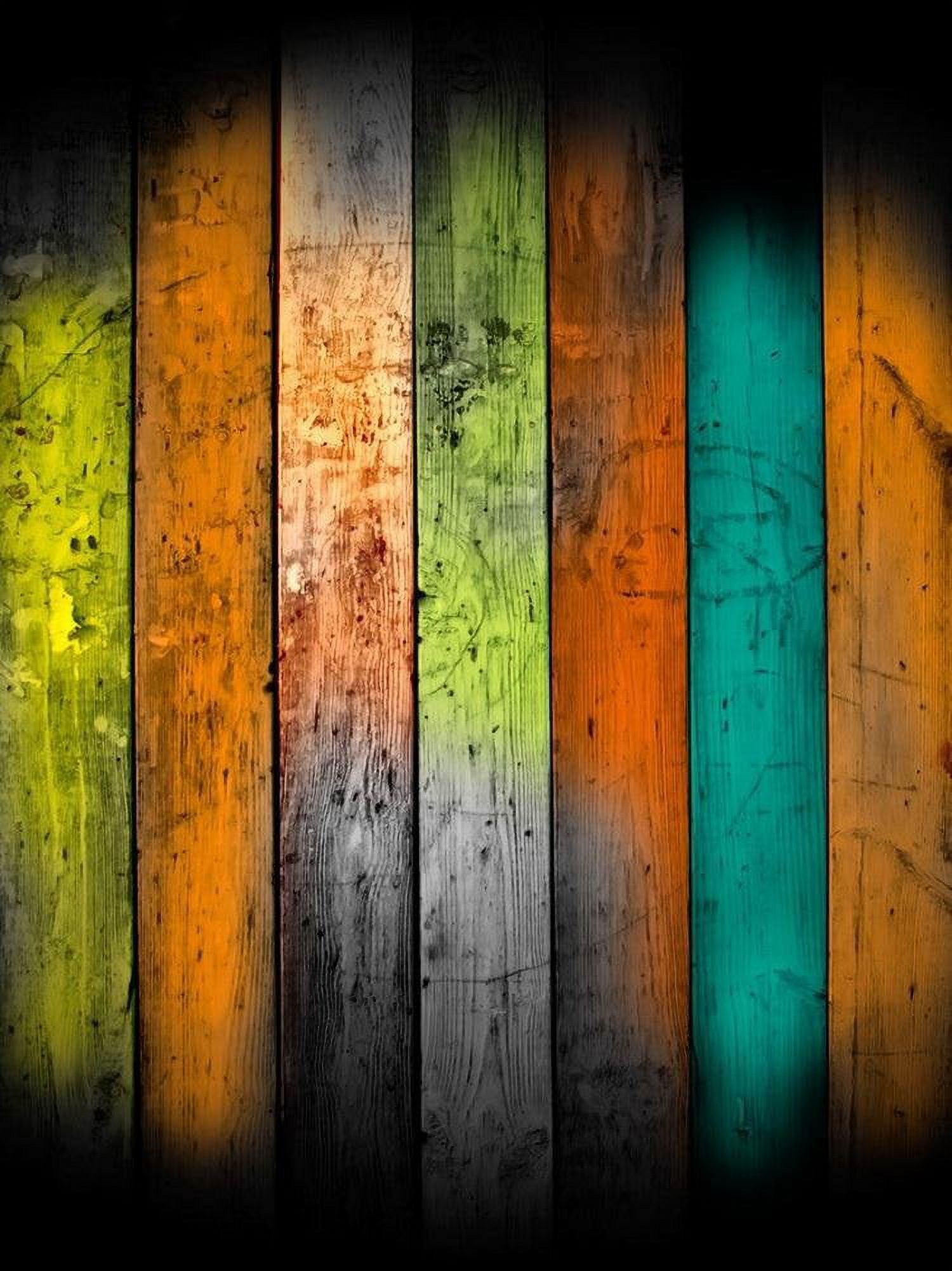 GreenDecor 5x7ft Colorful Boards Photography Backdrop Prop Photo ...