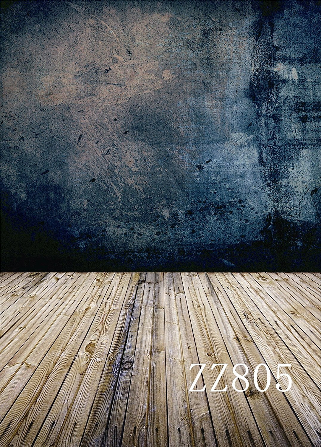 GreenDecor 5x7ft Colorful Wall And Wood Floor Scene Photography ...