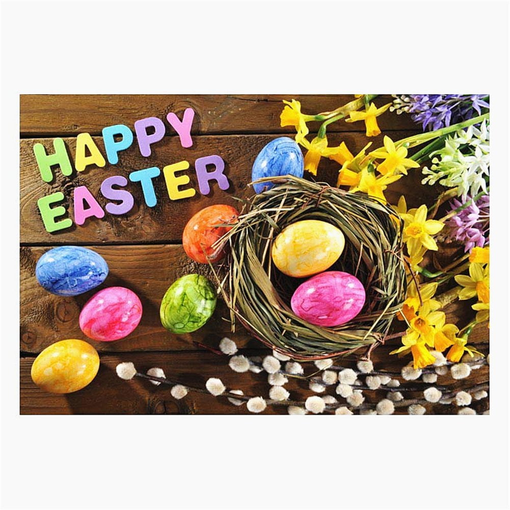 GreenDecor 5x7ft Computer Printed Backdrop for Photography Easter Theme ...