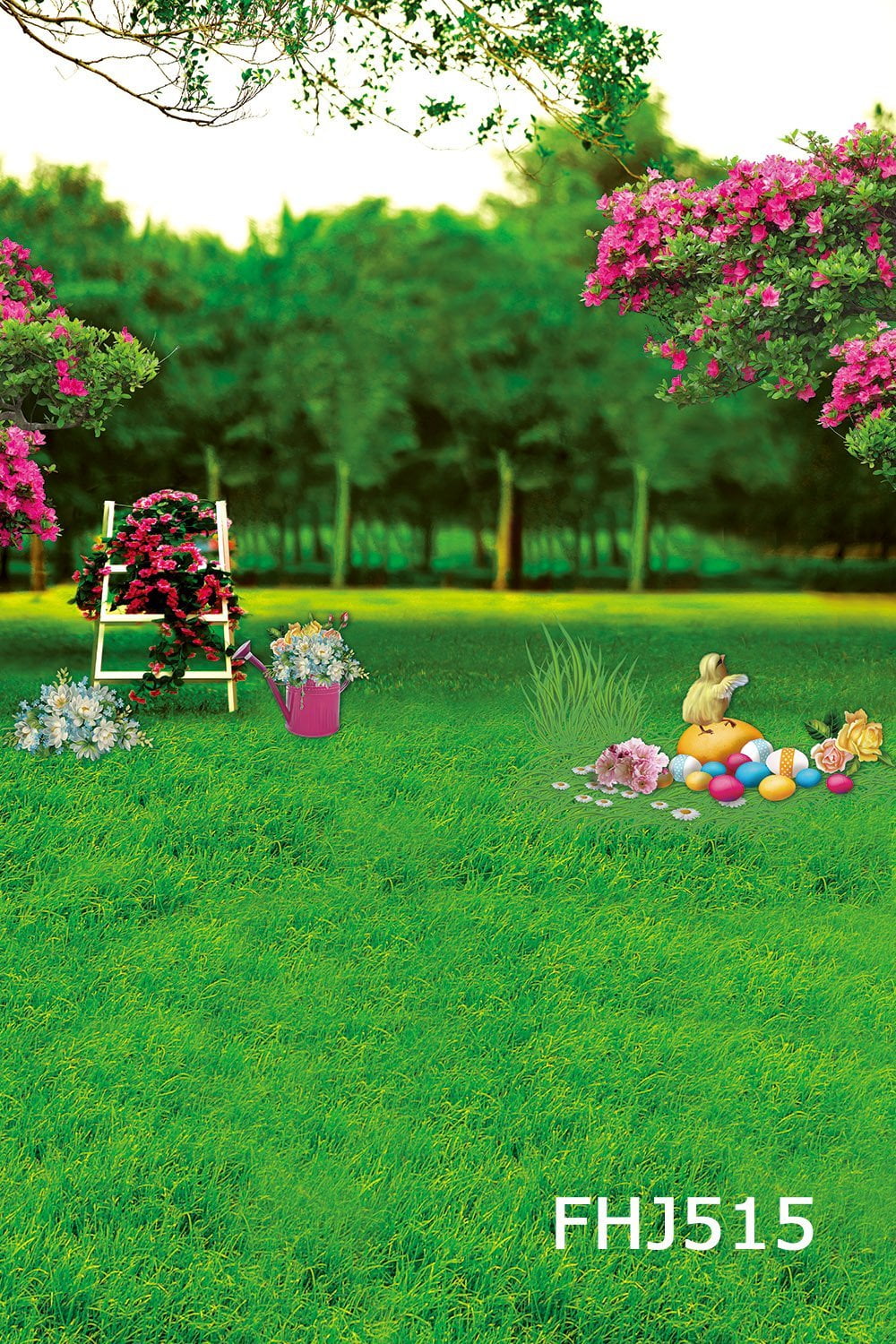 GreenDecor 5x7ft Easter Backdrop Photography Prop Photo Background ...